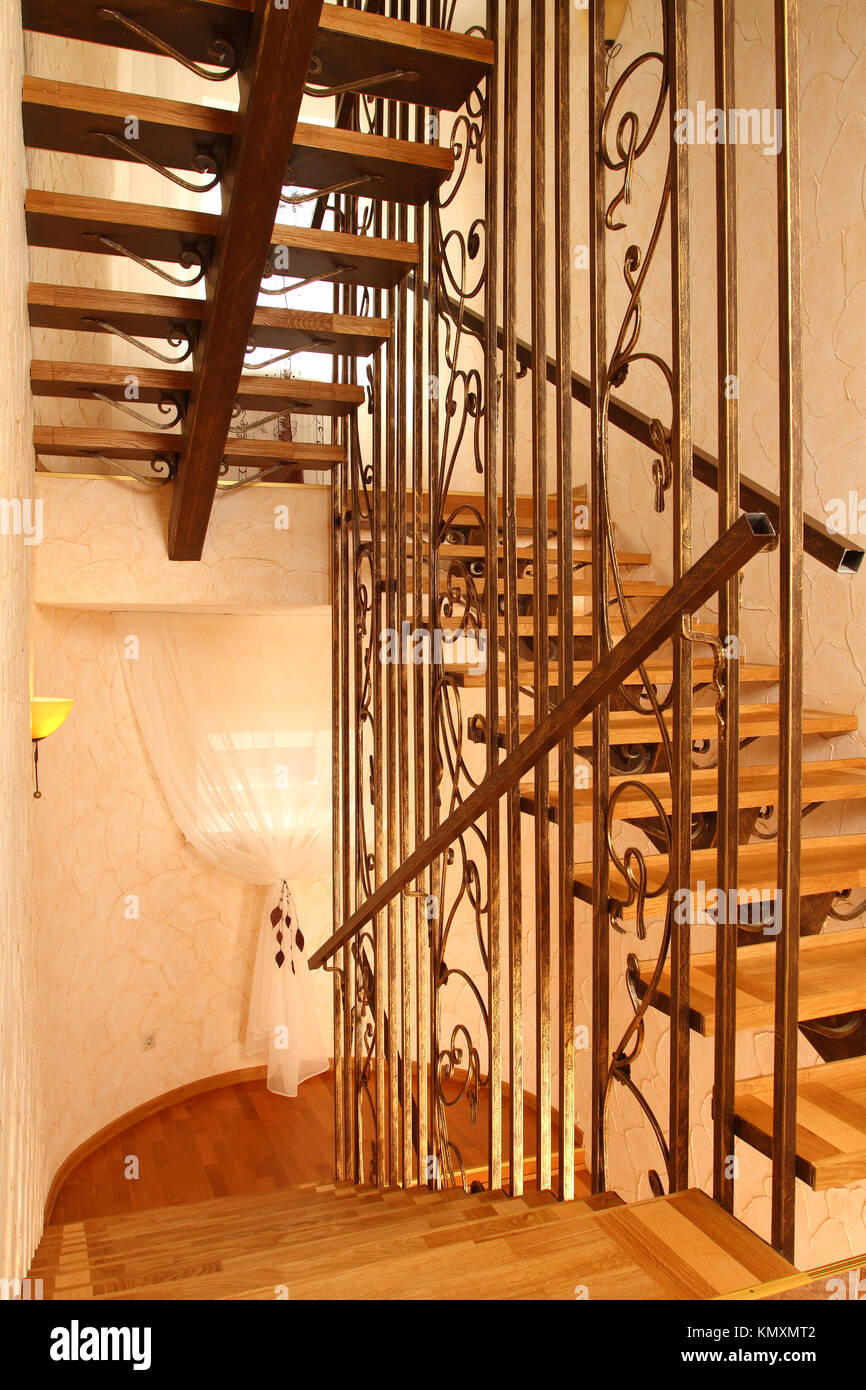 view of a window with a beautiful curtain from a ladder from top to ...