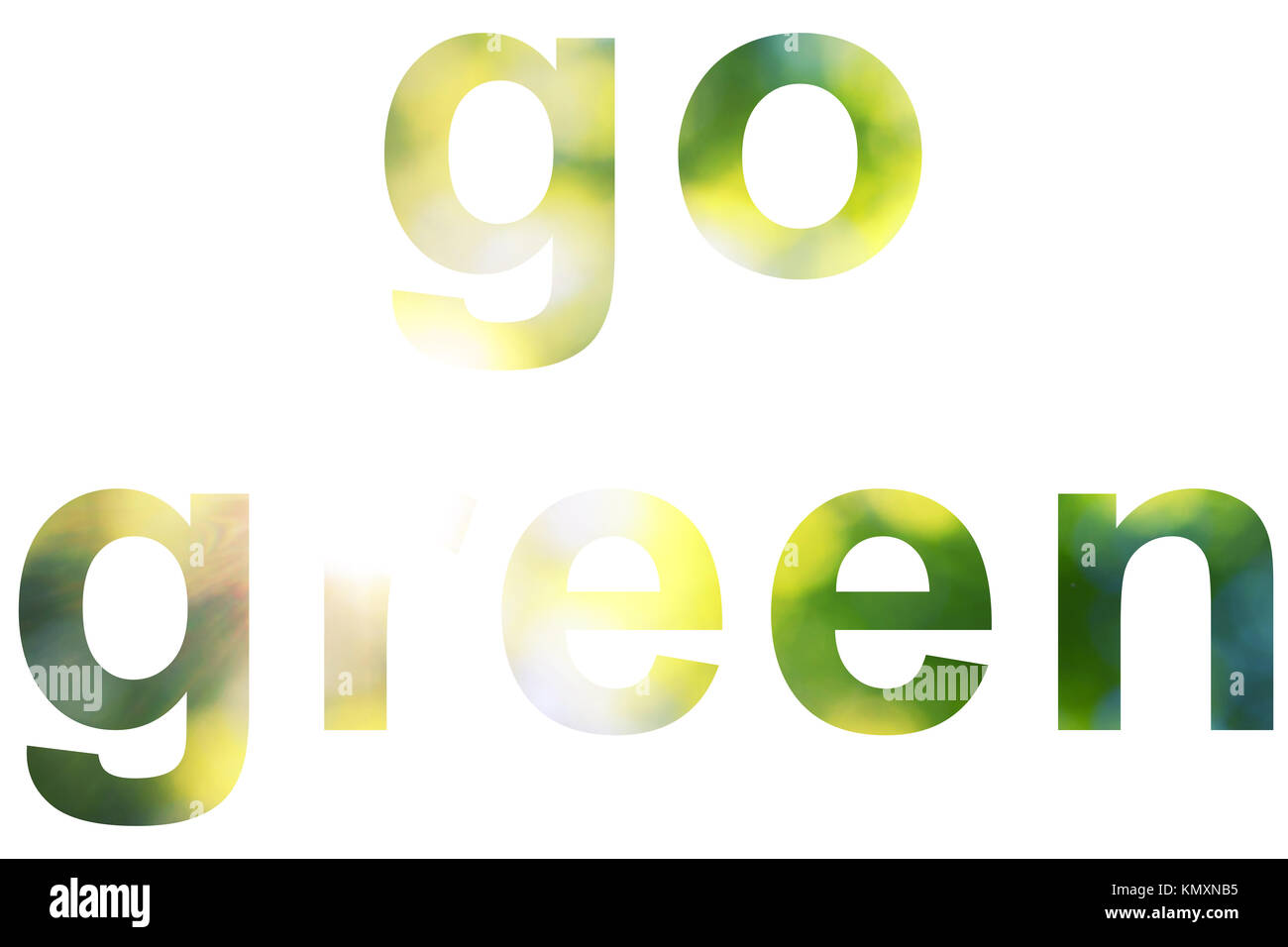 Green spring bokeh blurred Cut Out Stock Images & Pictures - Alamy