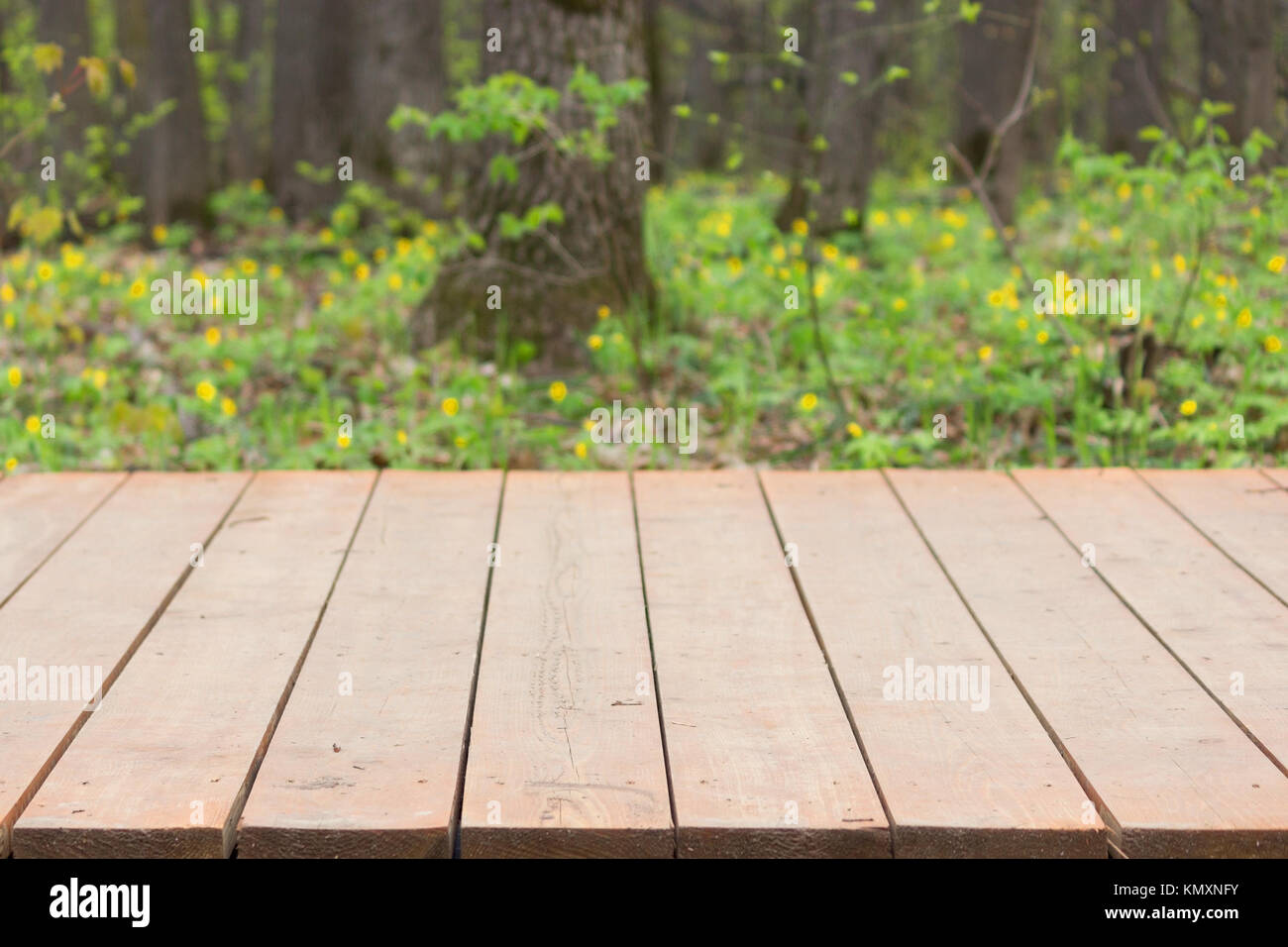 wooden pavement in a park. background for collages Stock Photo - Alamy