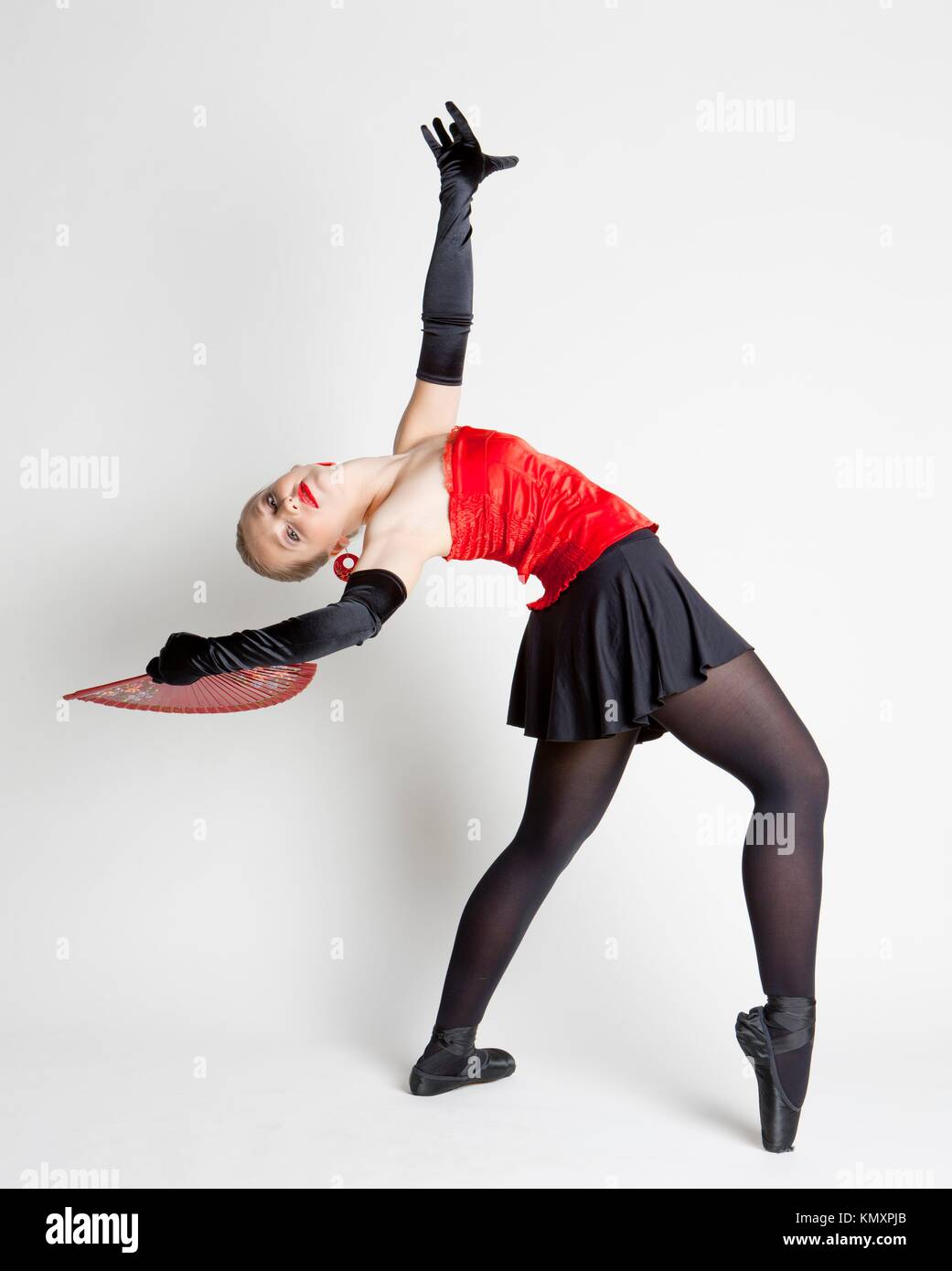 Red ballet slippers hi-res stock photography and images - Alamy