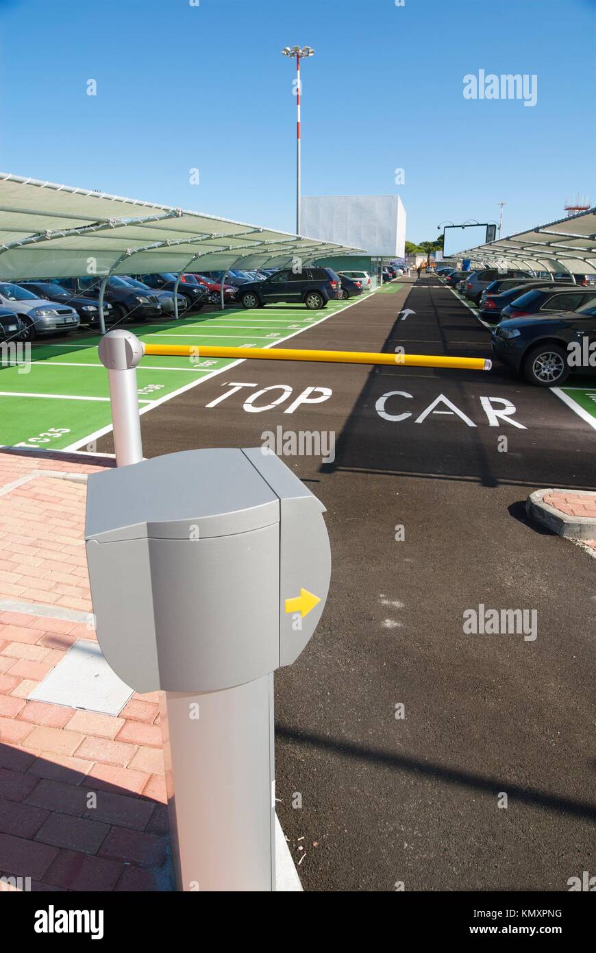 Toll Parking area Stock Photo - Alamy