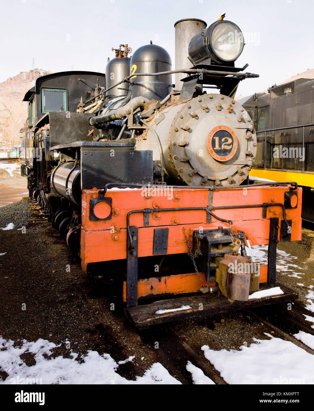 Steam Locomotive In Colorado Railroad Museum High Resolution Stock ...