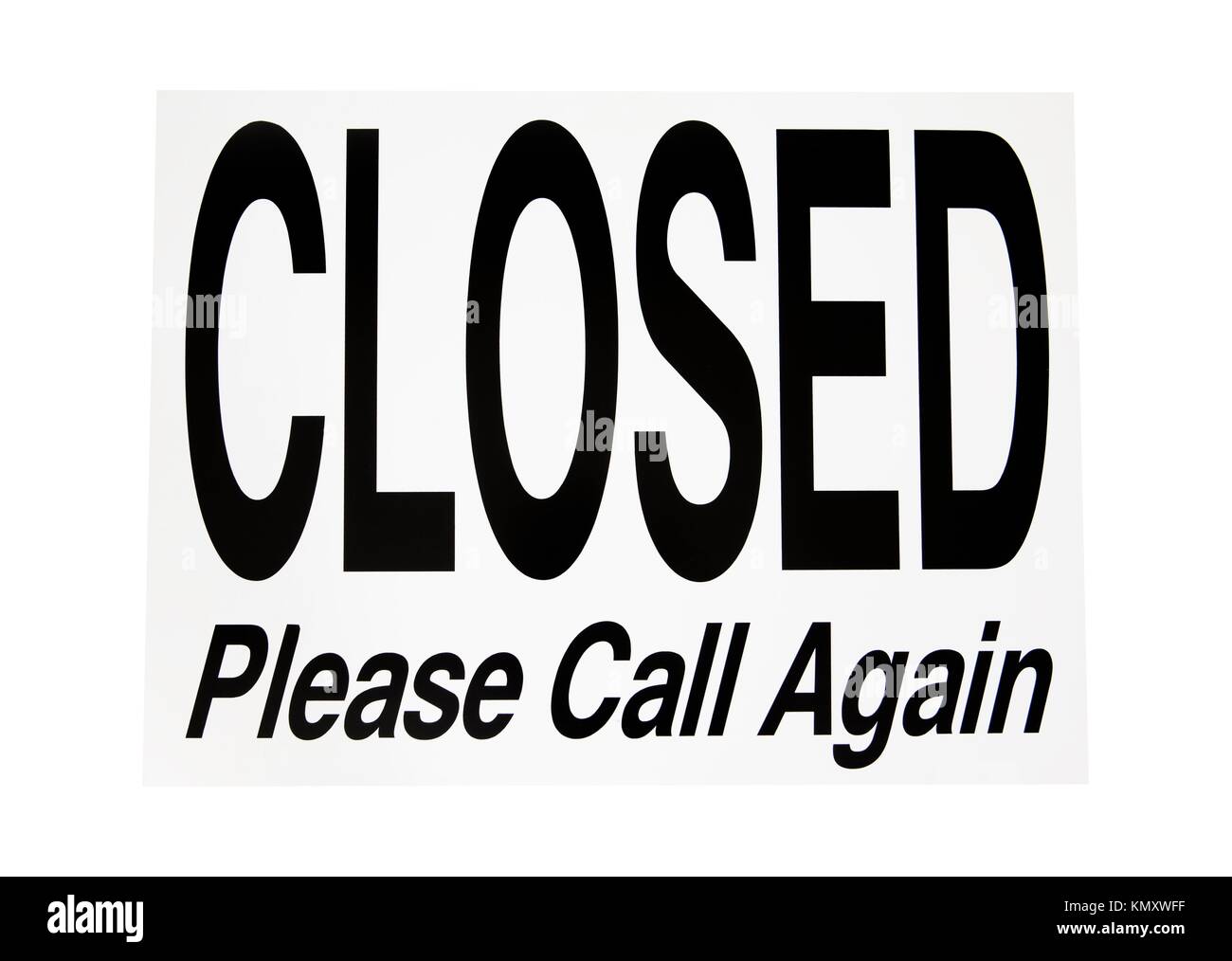 Closed path sign Cut Out Stock Images & Pictures - Alamy