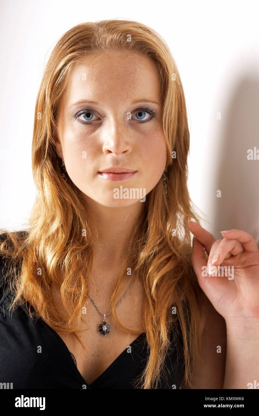 Female Model Face Close Up Red High Resolution Stock Photography and ...