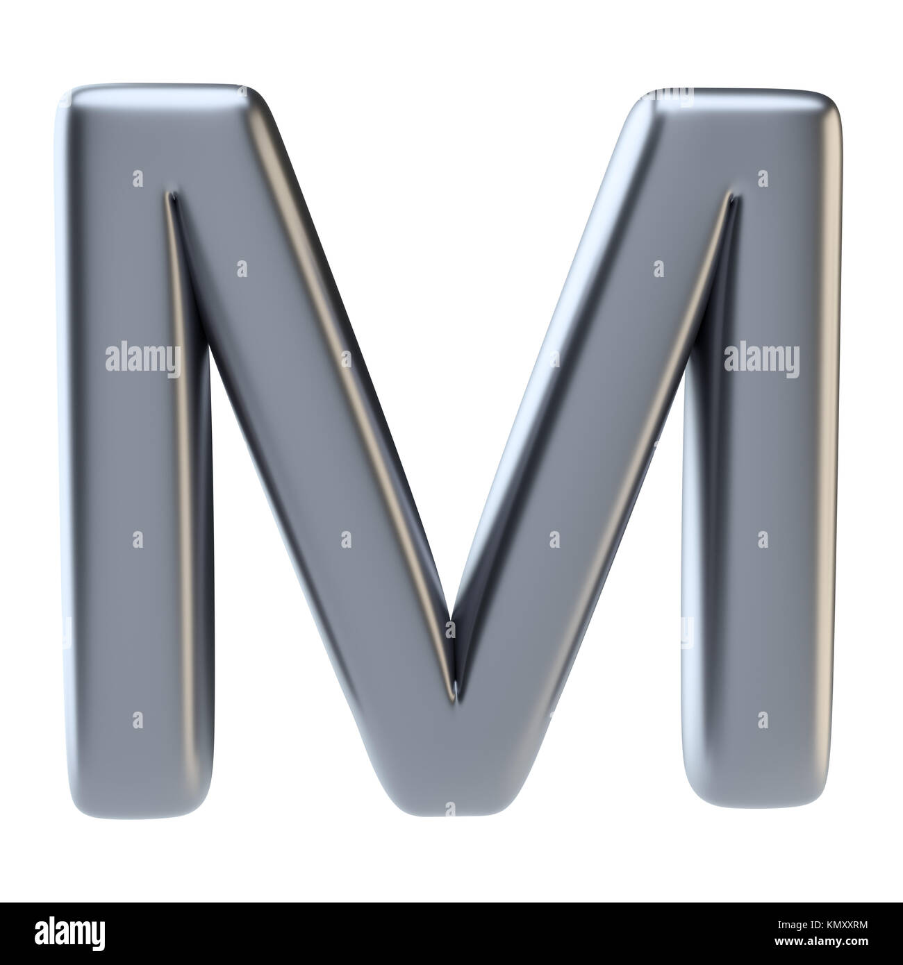 Metal letter uppercase Stock Photo - Alamy