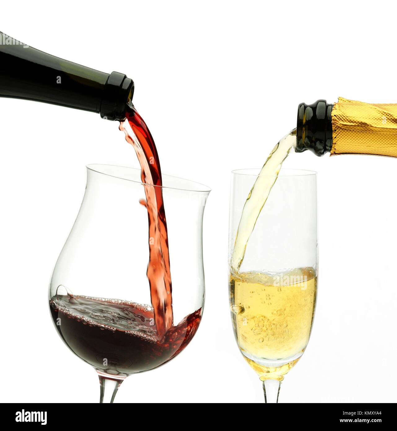 Wine being poured by waiter hi-res stock photography and images - Alamy