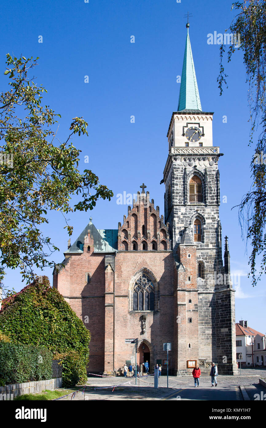 historical center, town Nymburk, Central Bohemian region, Czech ...