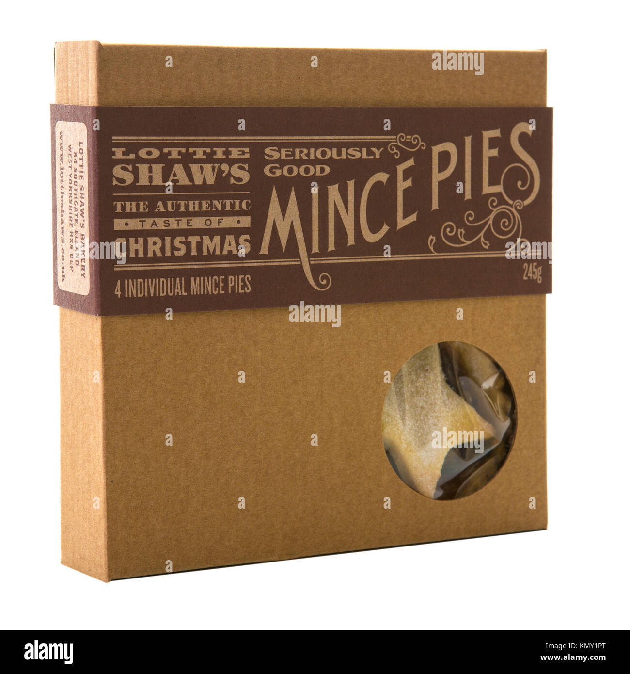 Packet of mince pies Cut Out Stock Images & Pictures - Alamy