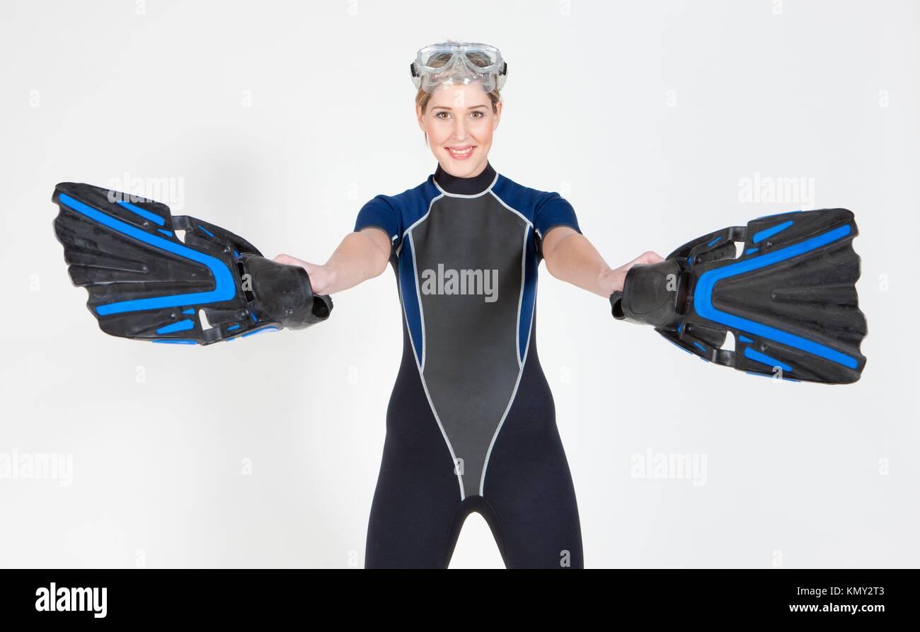 Diving goggles horizontal hi-res stock photography and images - Alamy