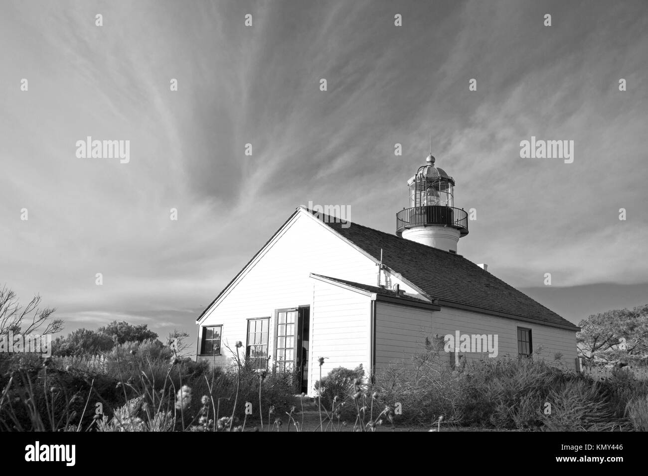Point loma, san diego Black and White Stock Photos & Images - Alamy