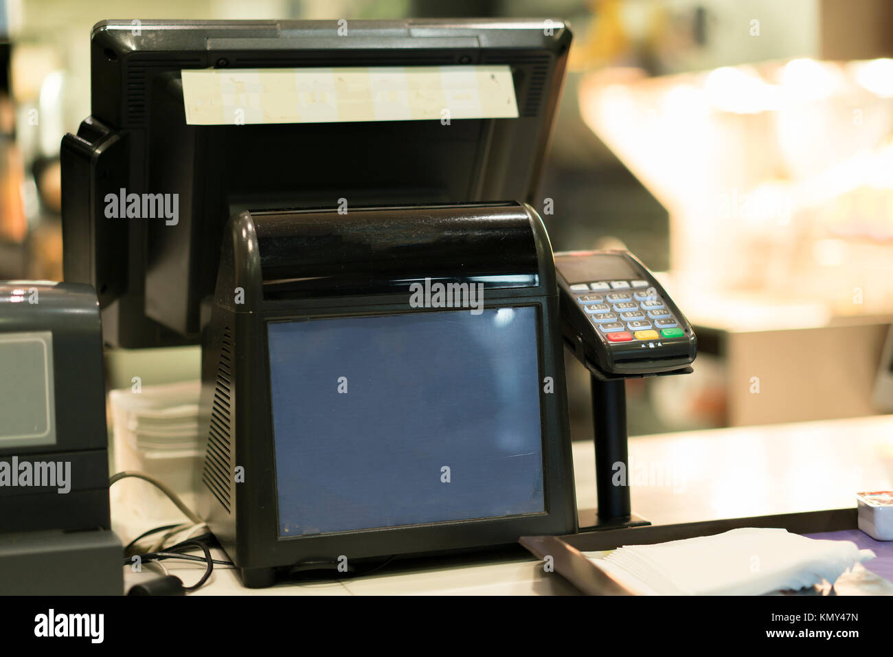 Credit card reader or swiper Stock Photo - Alamy