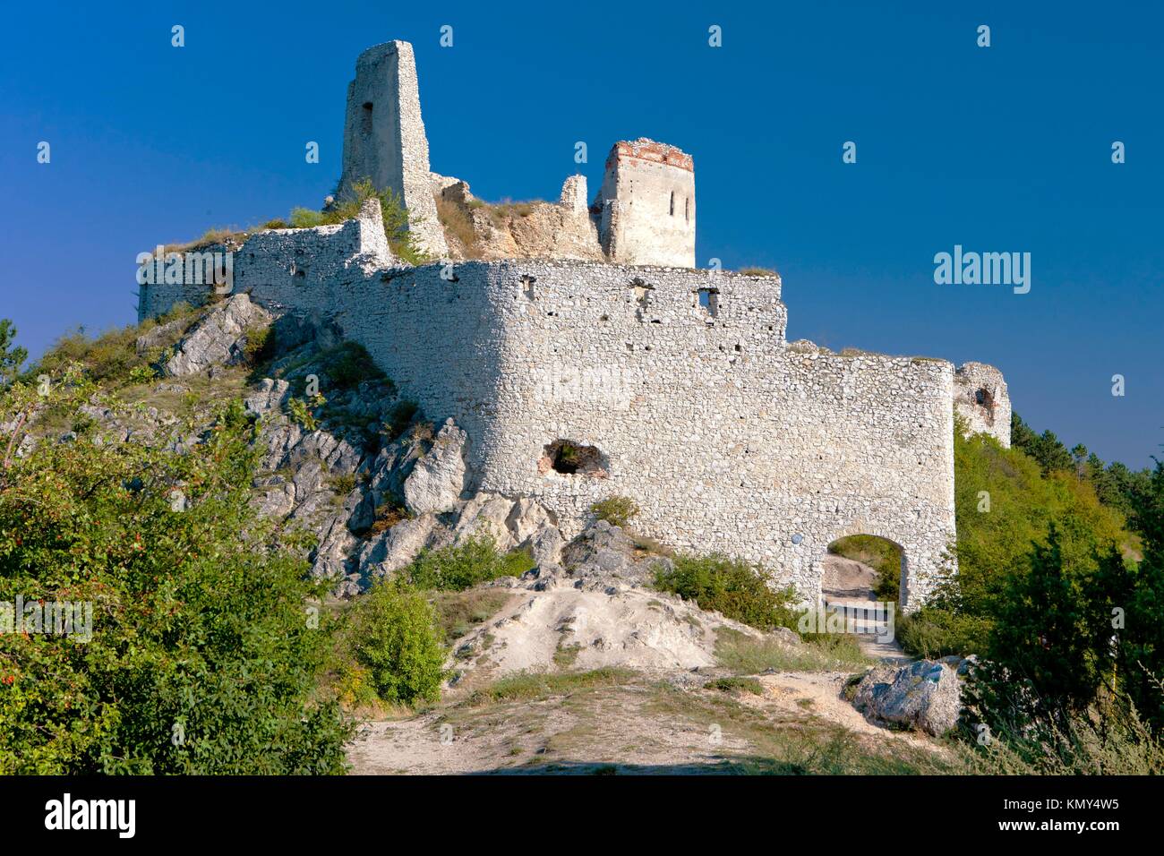 ruins of Cachtice Castle, Slovakia Stock Photo - Alamy