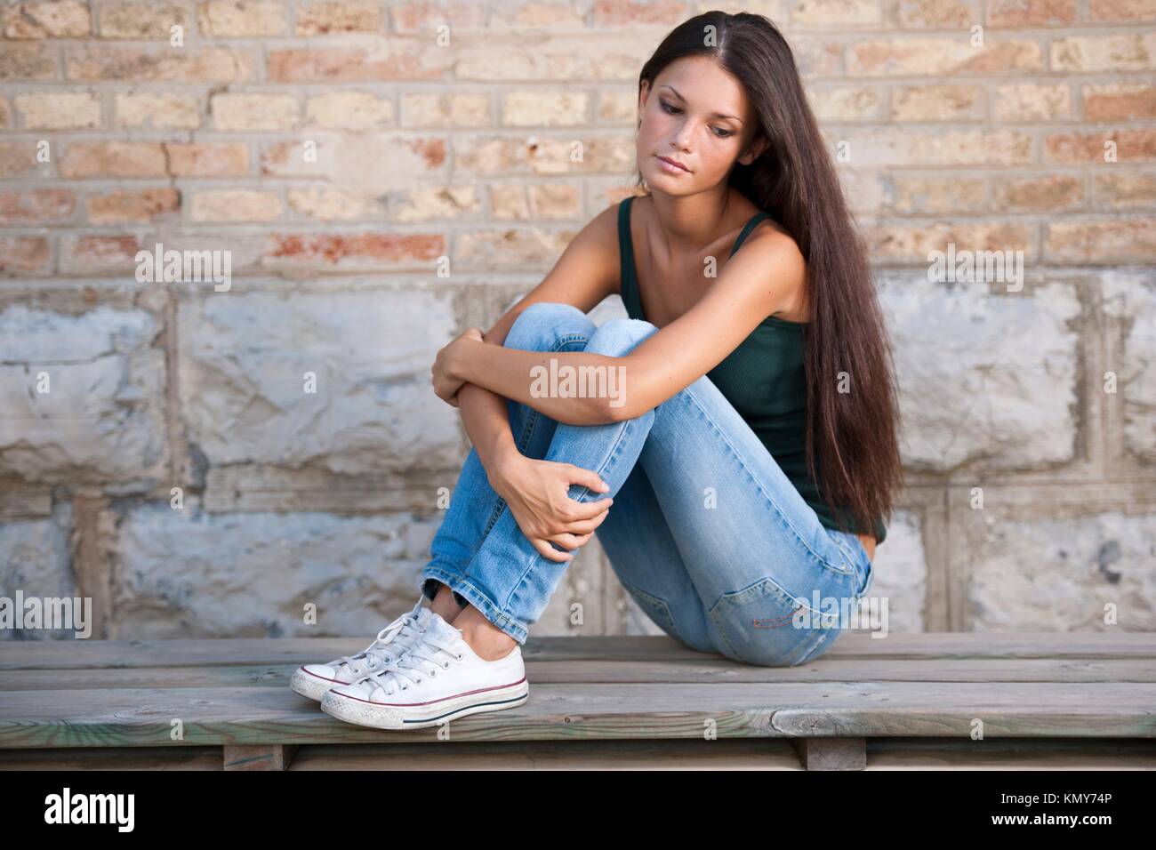 Teenage girls with problems Stock Photo - Alamy