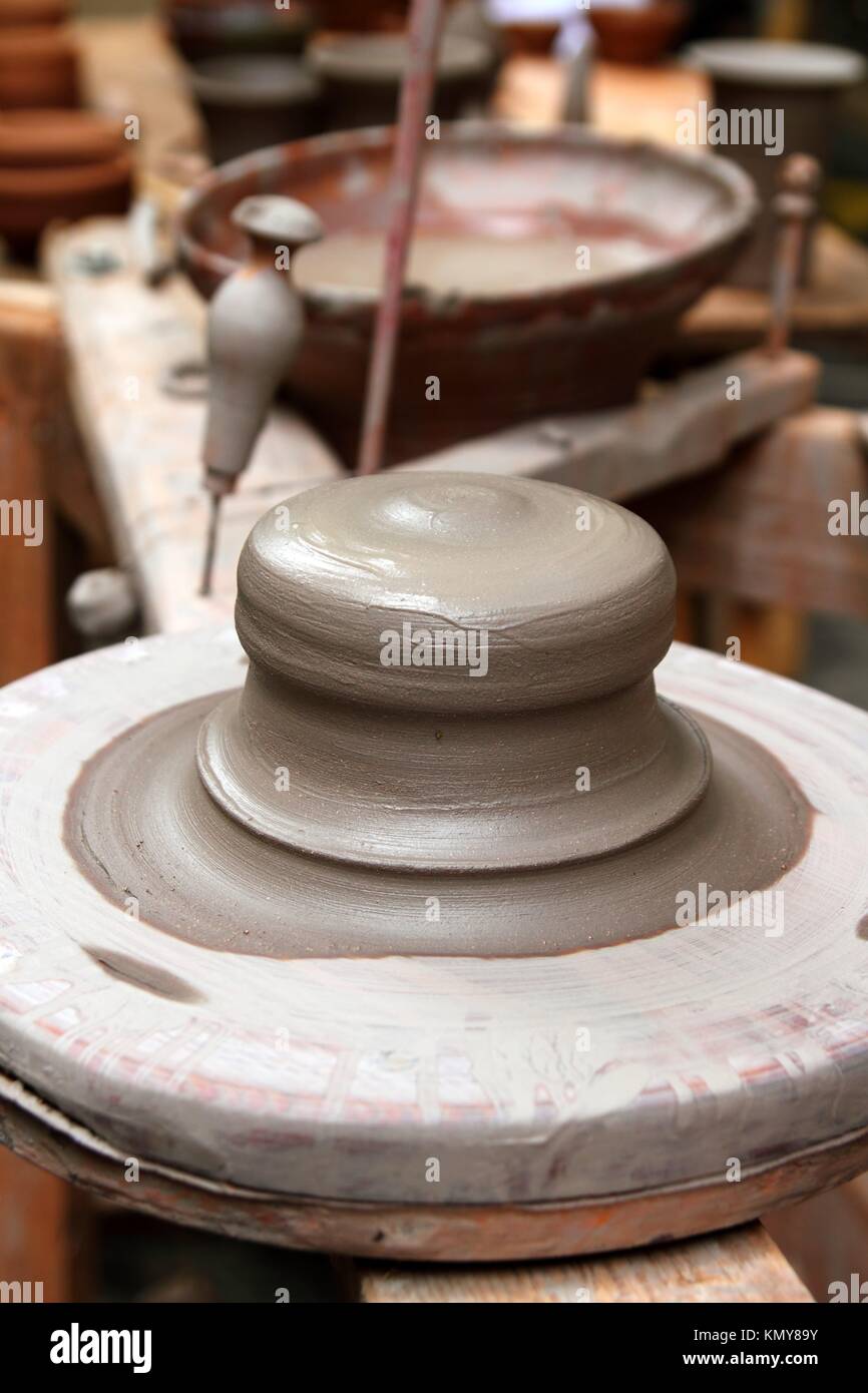 Ancient Pottery Wheel High Resolution Stock Photography and Images - Alamy
