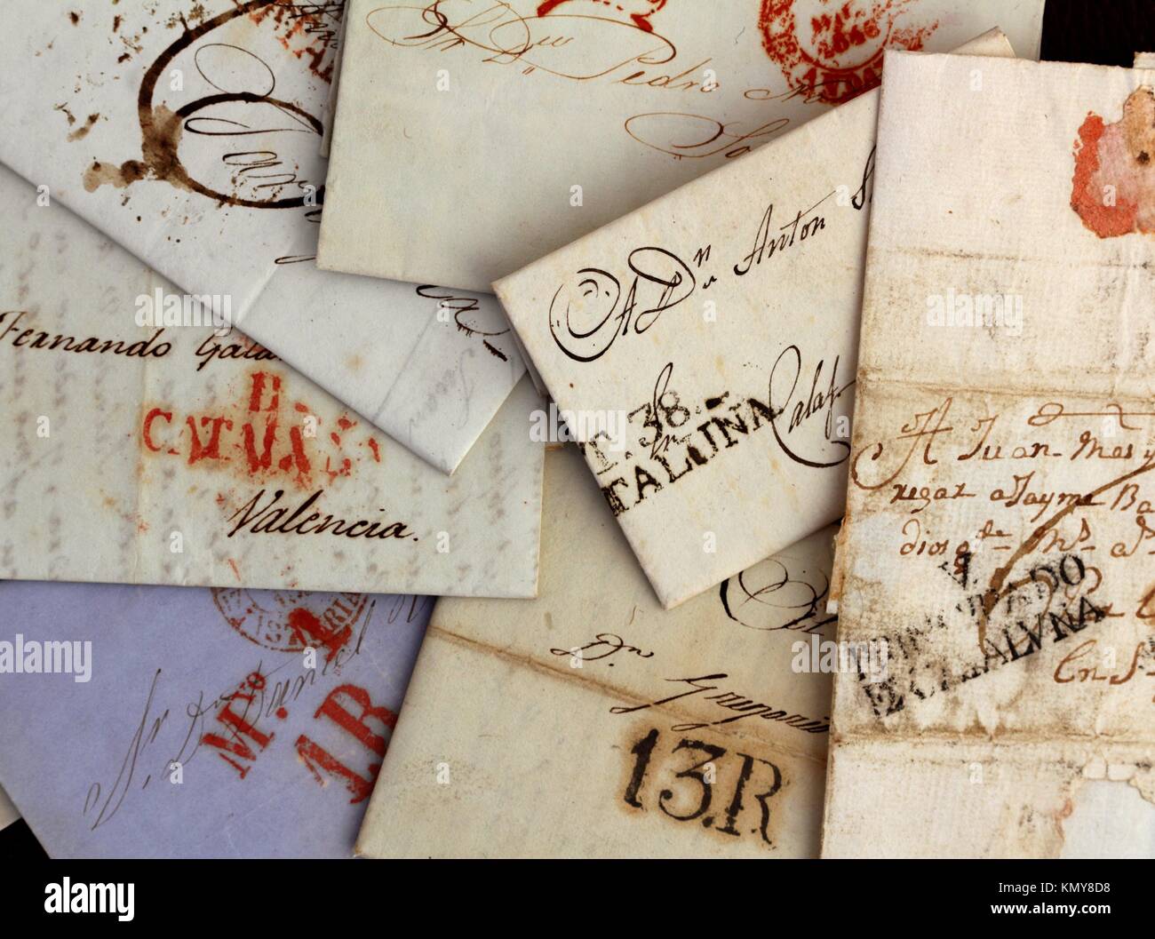 Handwritten Letter Old Envelope High Resolution Stock Photography and ...