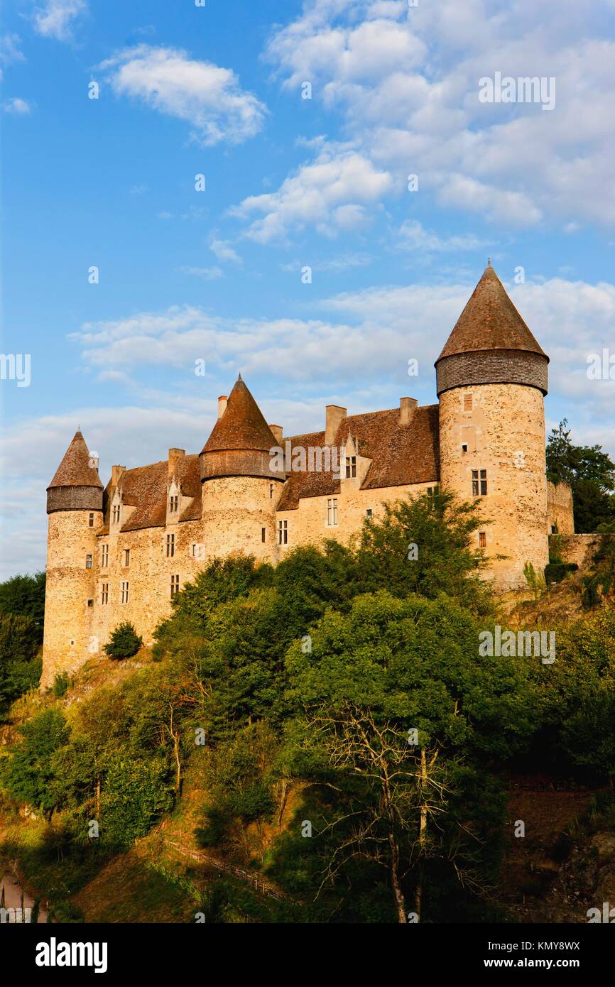Culan Castle, Centre, France Stock Photo - Alamy