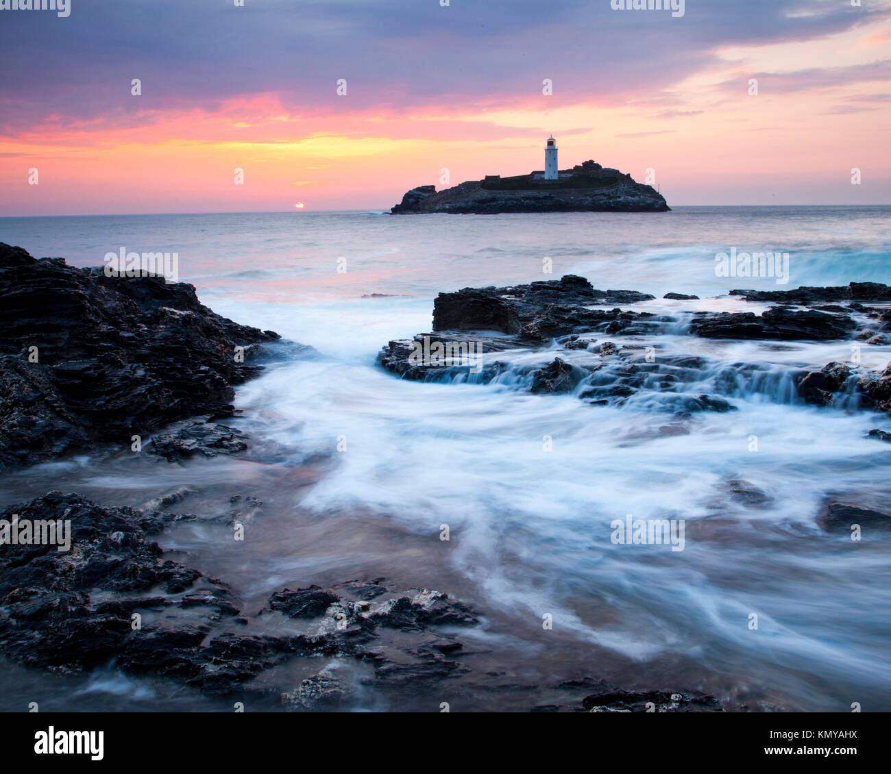 Godrevy light hi-res stock photography and images - Alamy