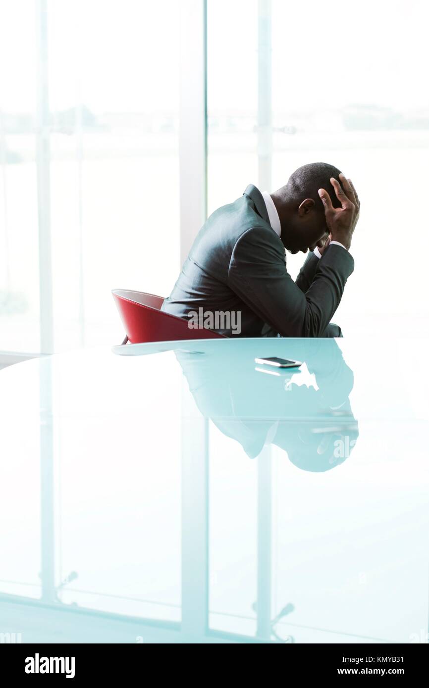Man Banging Desk High Resolution Stock Photography and Images - Alamy