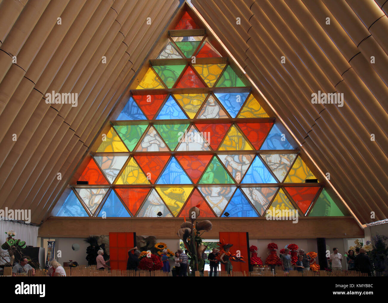 the transitional cardboard cathedral in christchurch new zealand south ...