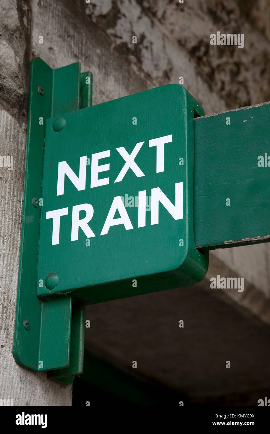 Transport train station railway sign hi-res stock photography and ...