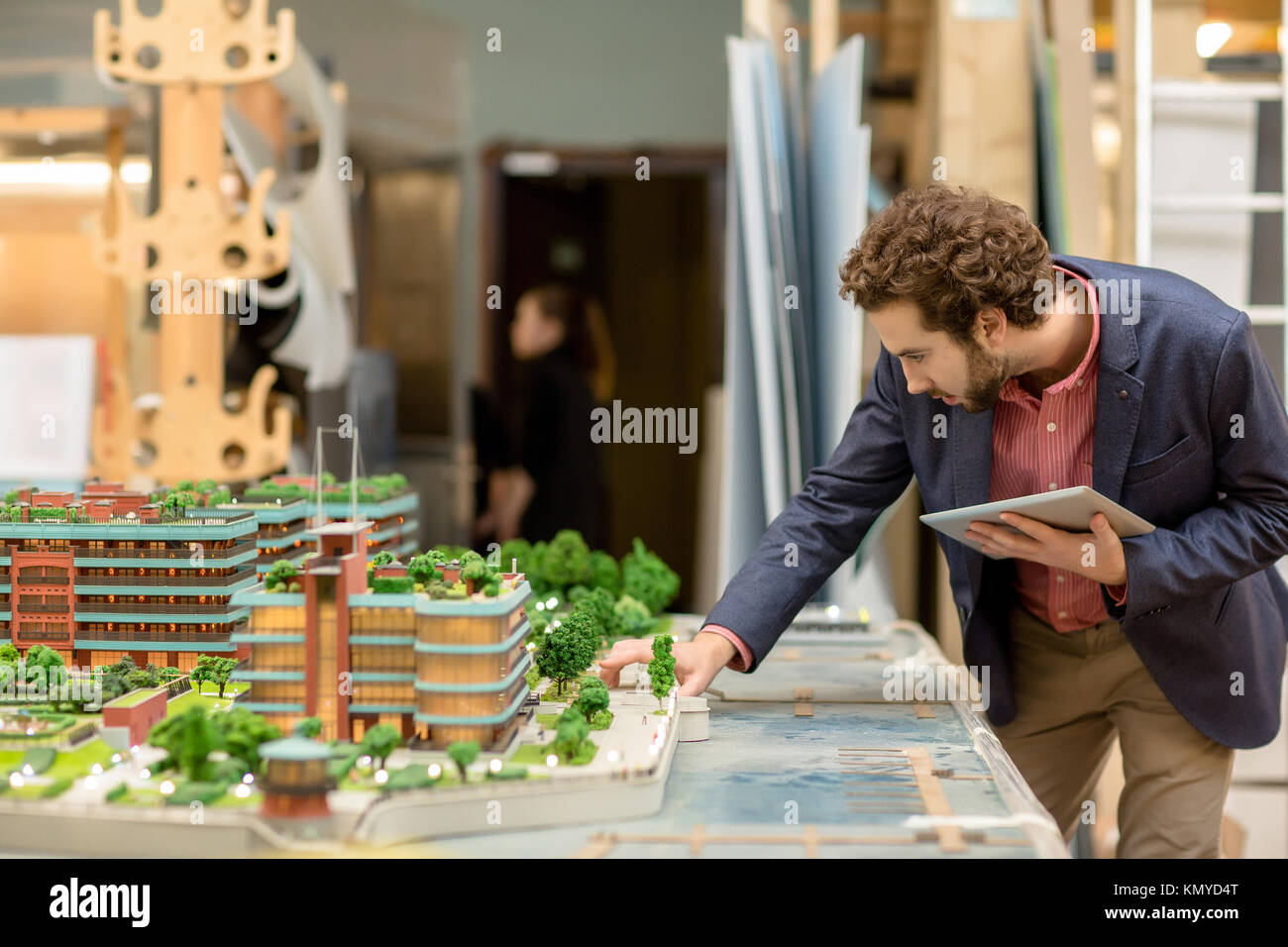 Work of modern architect Stock Photo - Alamy