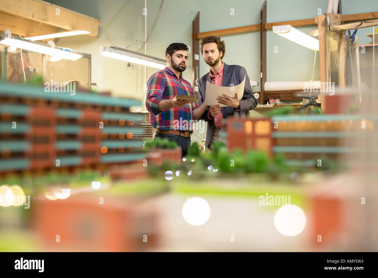 Architects at work Stock Photo - Alamy