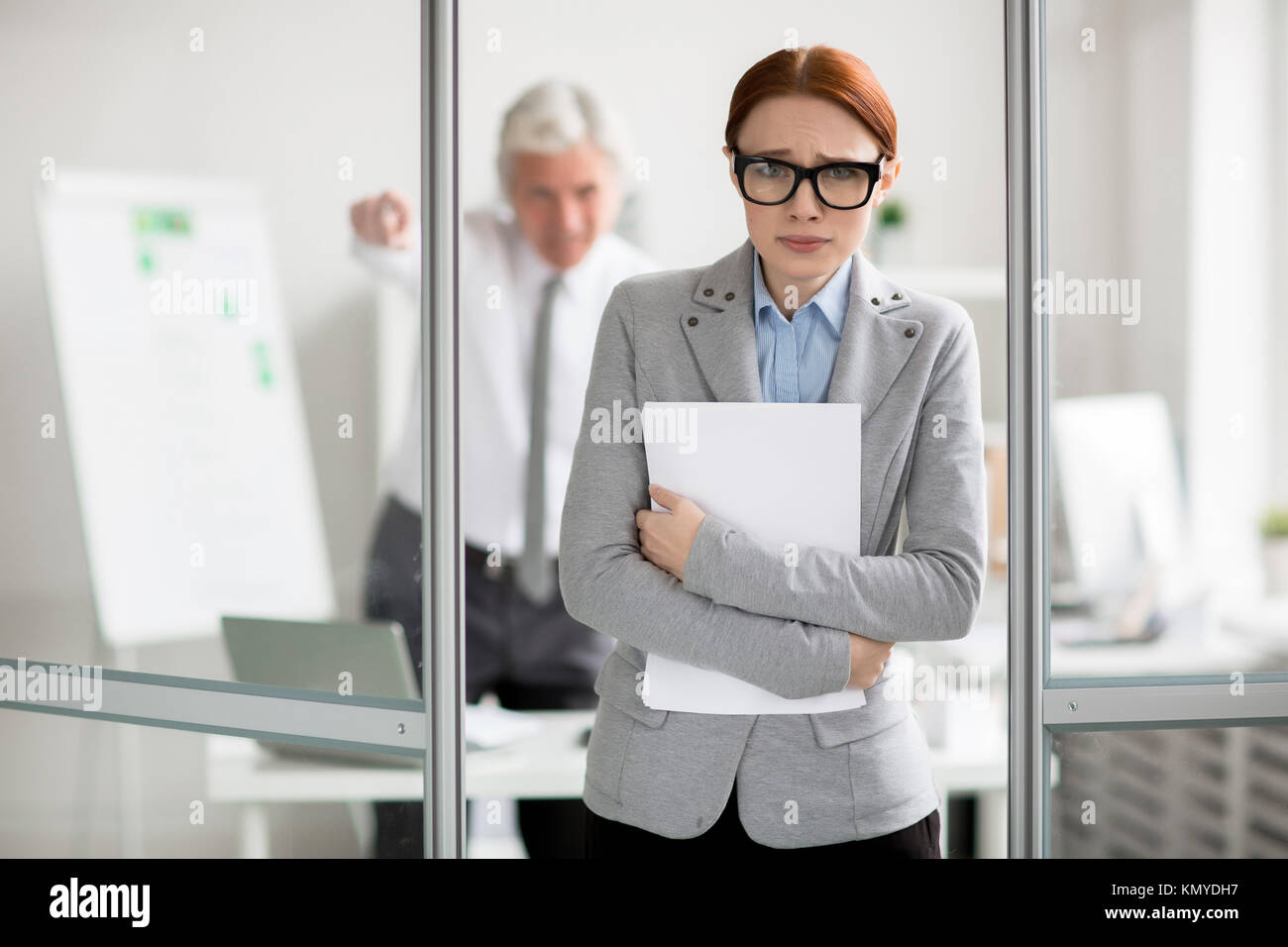 Anger of boss Stock Photo - Alamy