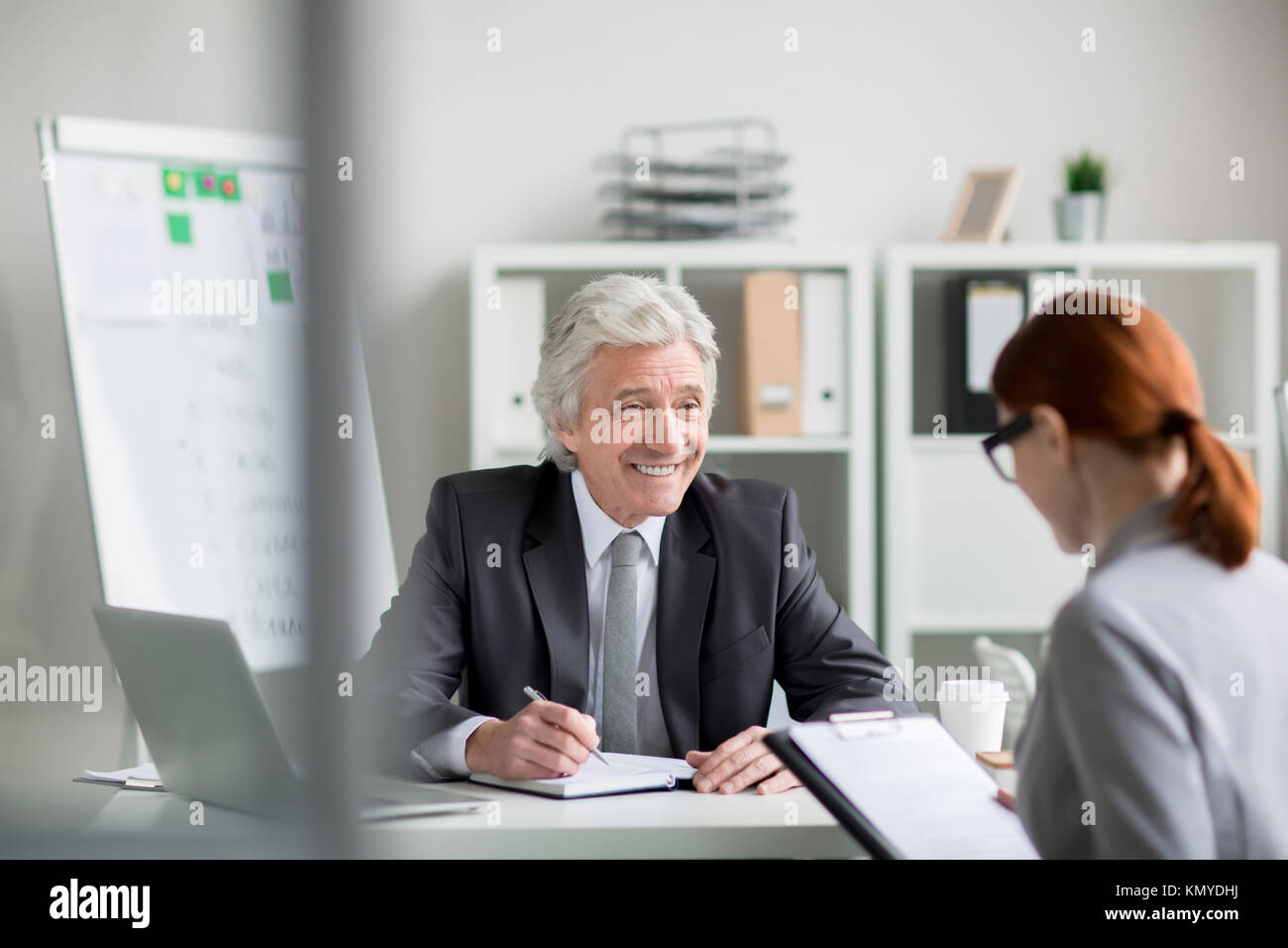 Hiring new manager Stock Photo - Alamy