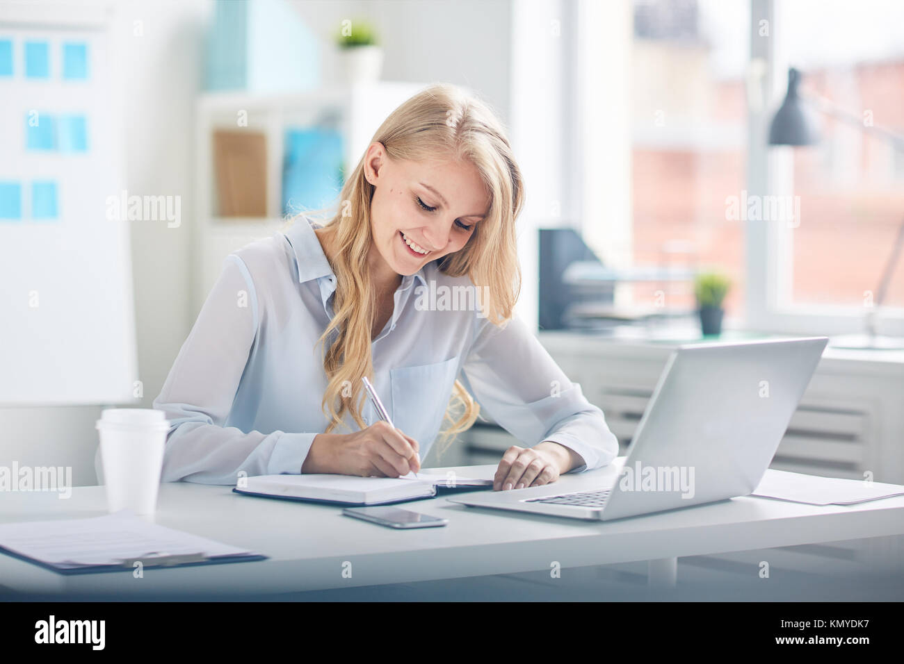 Manager working in office hi-res stock photography and images - Alamy