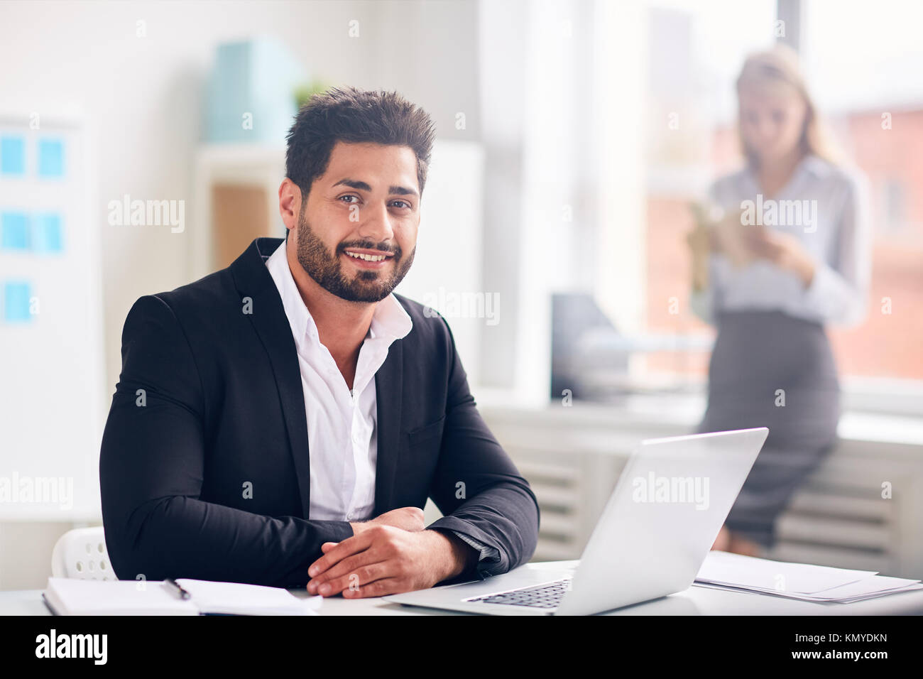 Young employee hi-res stock photography and images - Alamy