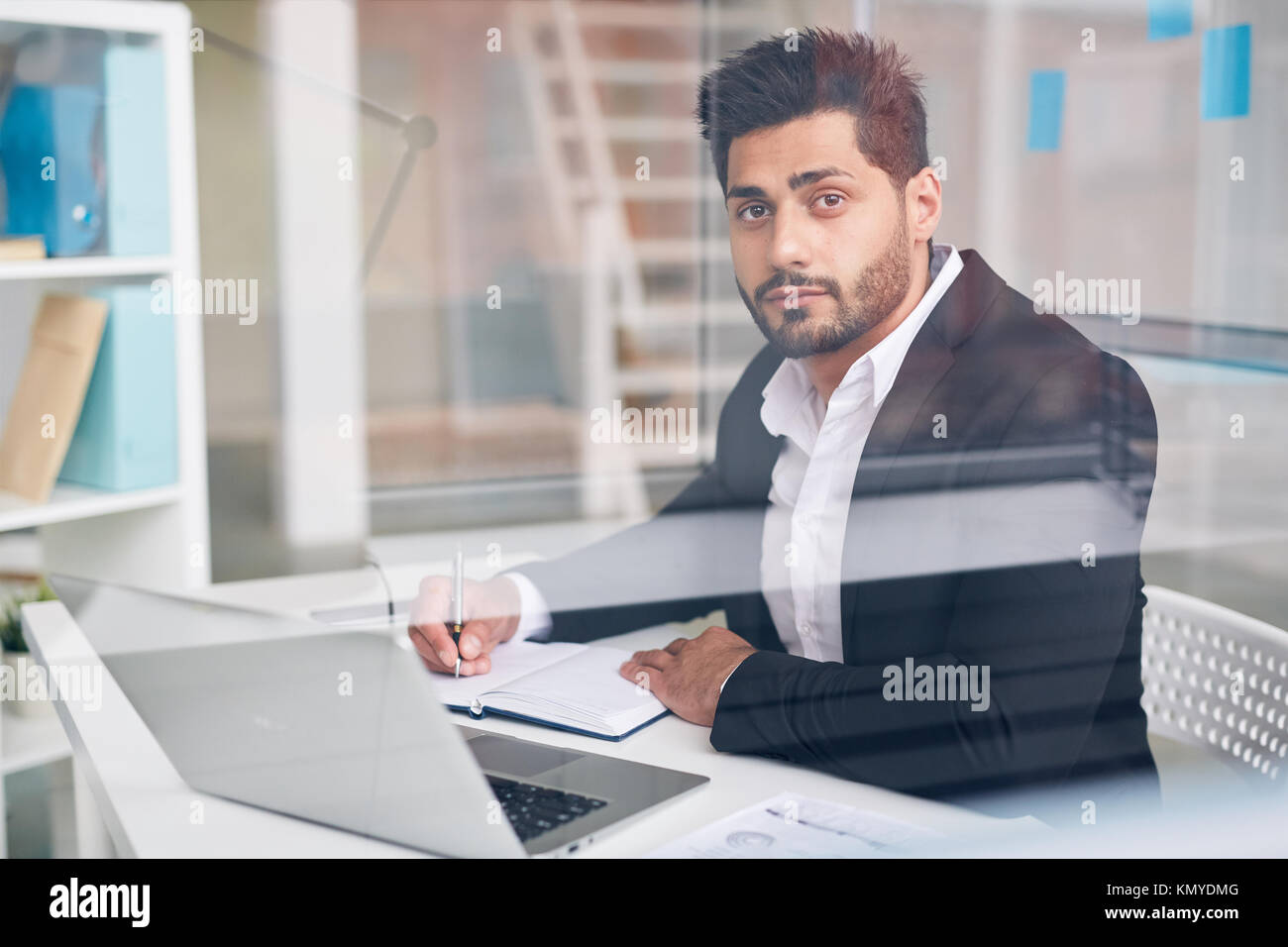 Office routine of employee Stock Photo - Alamy
