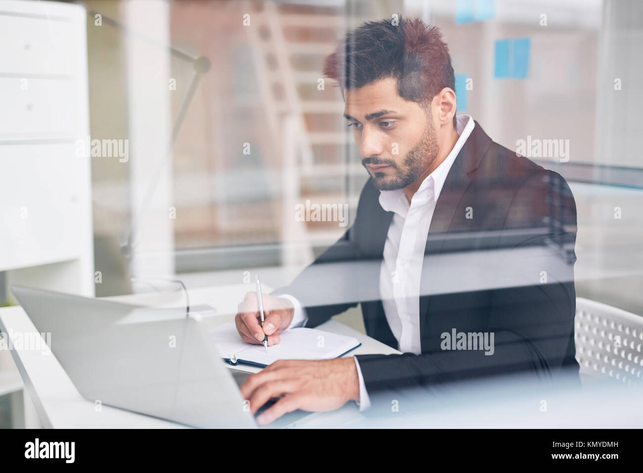 Taking data for report Stock Photo - Alamy