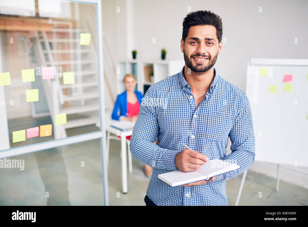 Manager planning work Stock Photo - Alamy