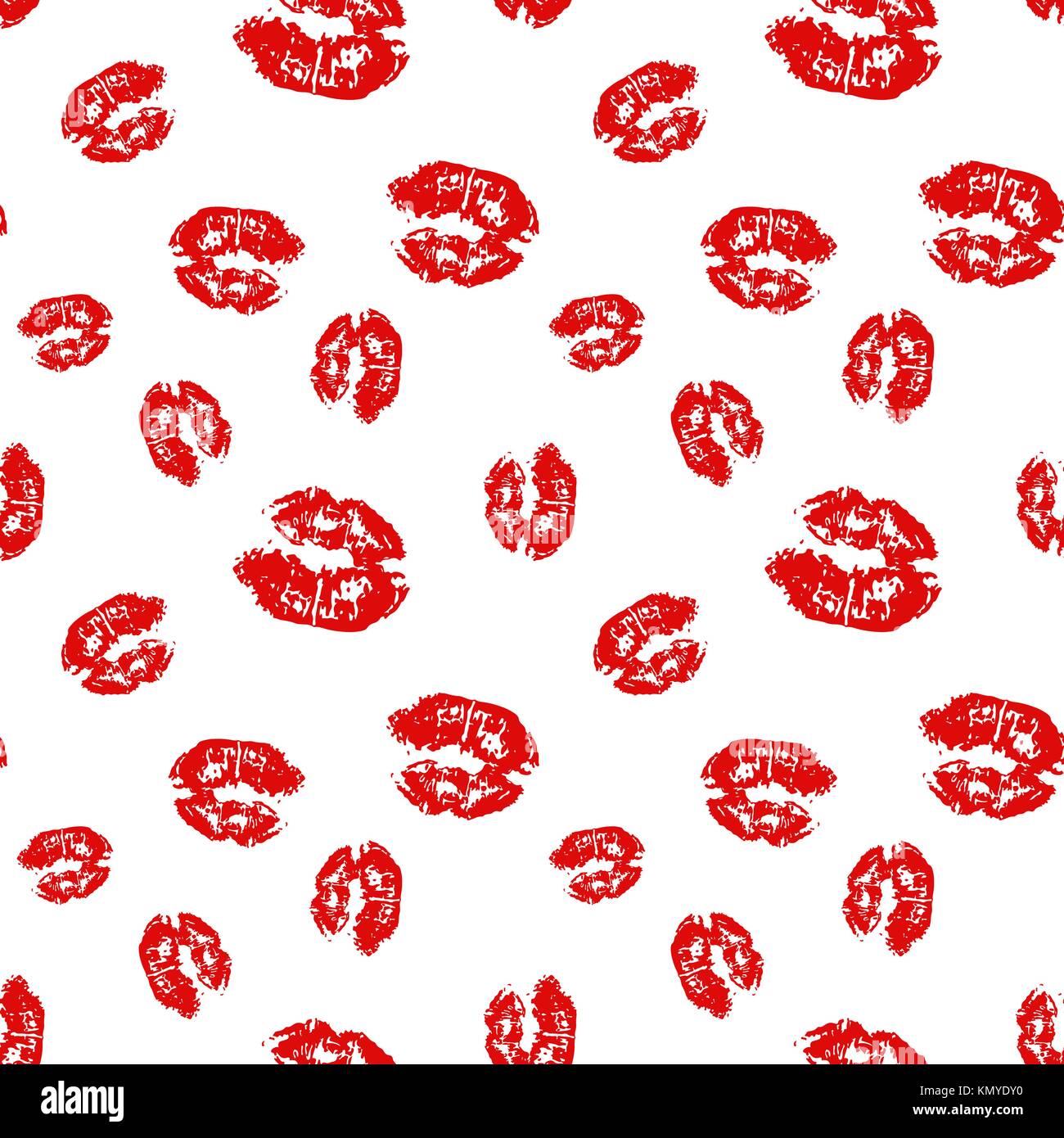 Kiss, Lips Seamless Pattern background. Vector Illustration isolated on ...