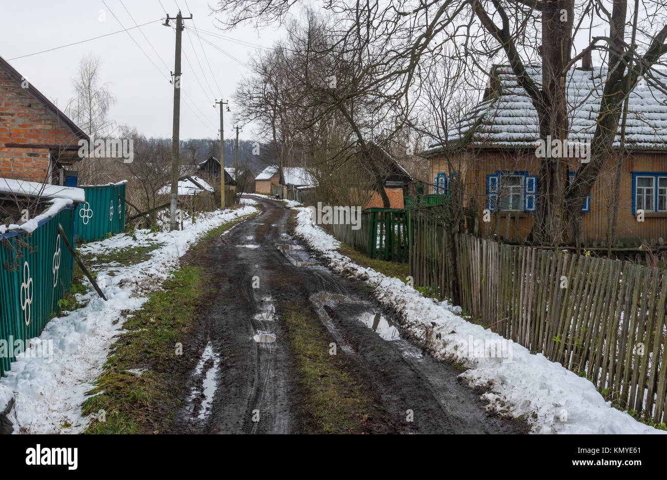 Empty village environment hi-res stock photography and images - Alamy