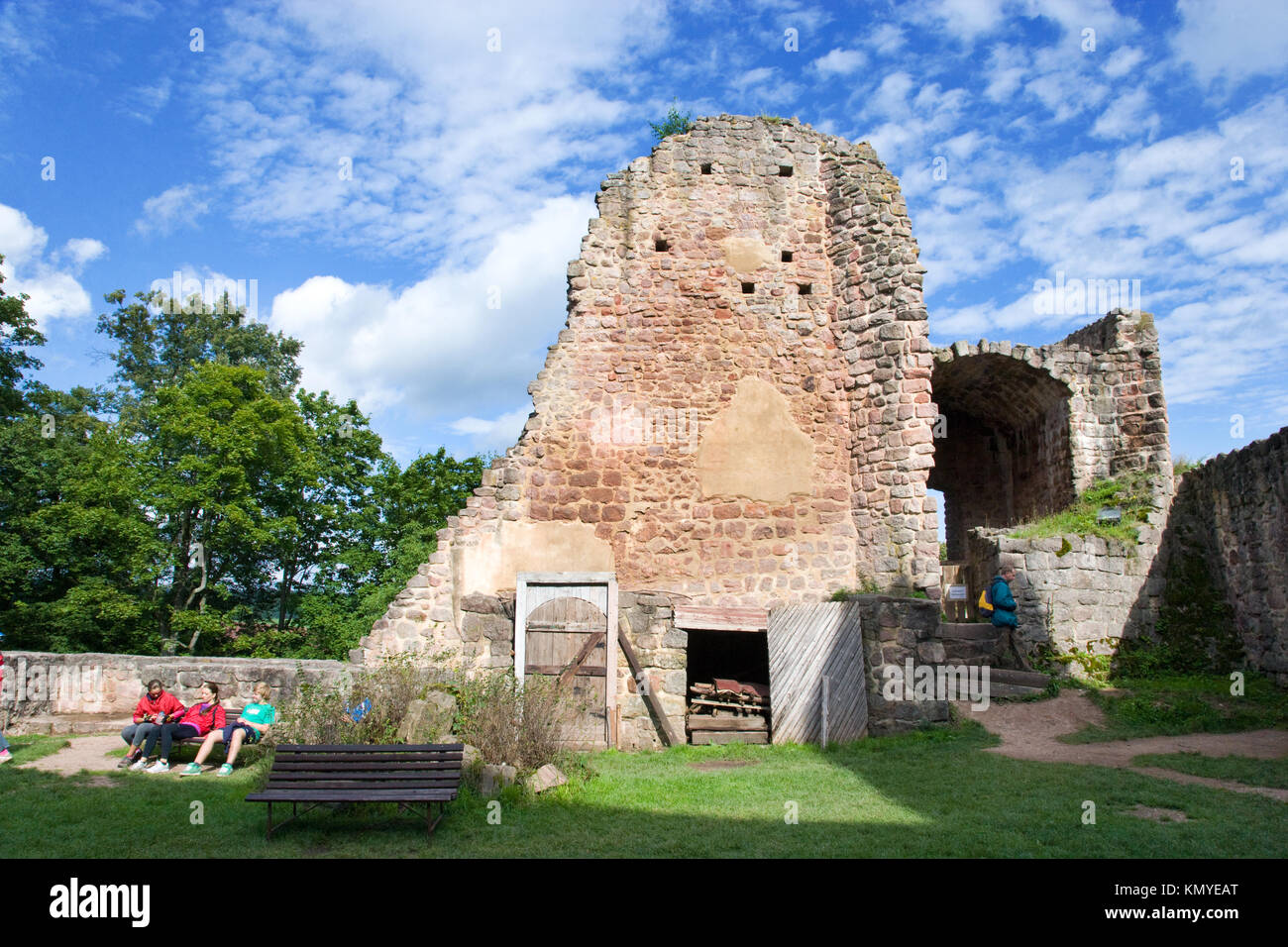 ruins of gothic castle Pecka, Czech republic Stock Photo - Alamy