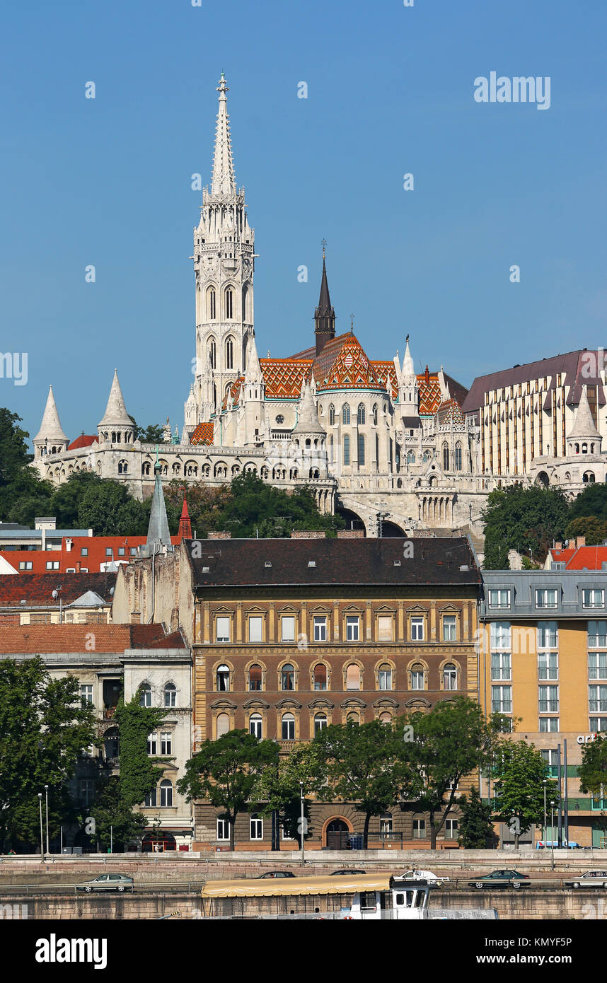 Fisherman towers Budapest landmark Hungary Stock Photo - Alamy