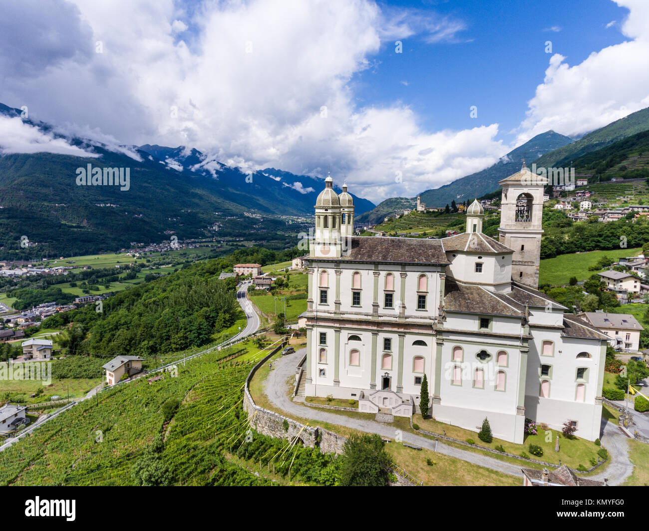 Santa Casa of Tresivio - Religious church in Valtellina Stock Photo - Alamy
