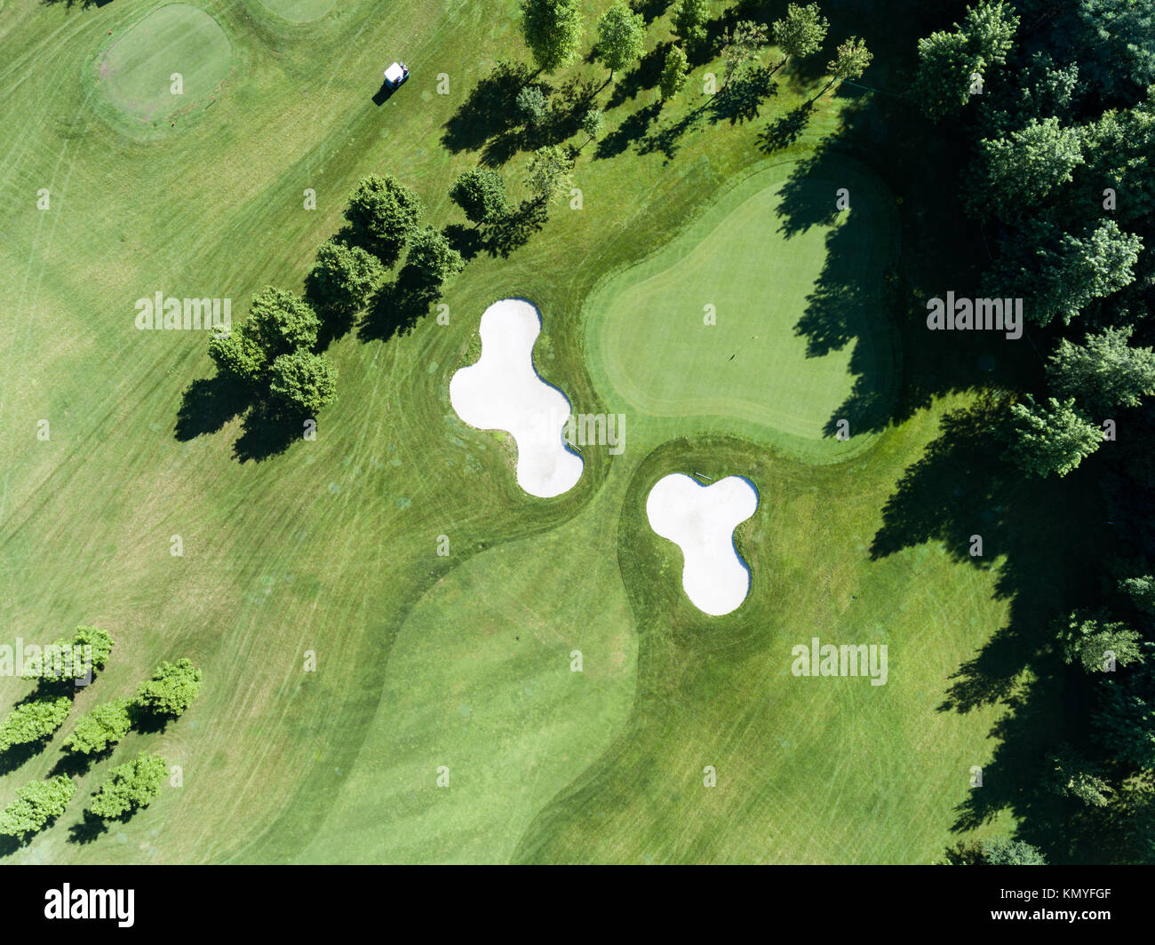 Golf resort - View from above Stock Photo - Alamy