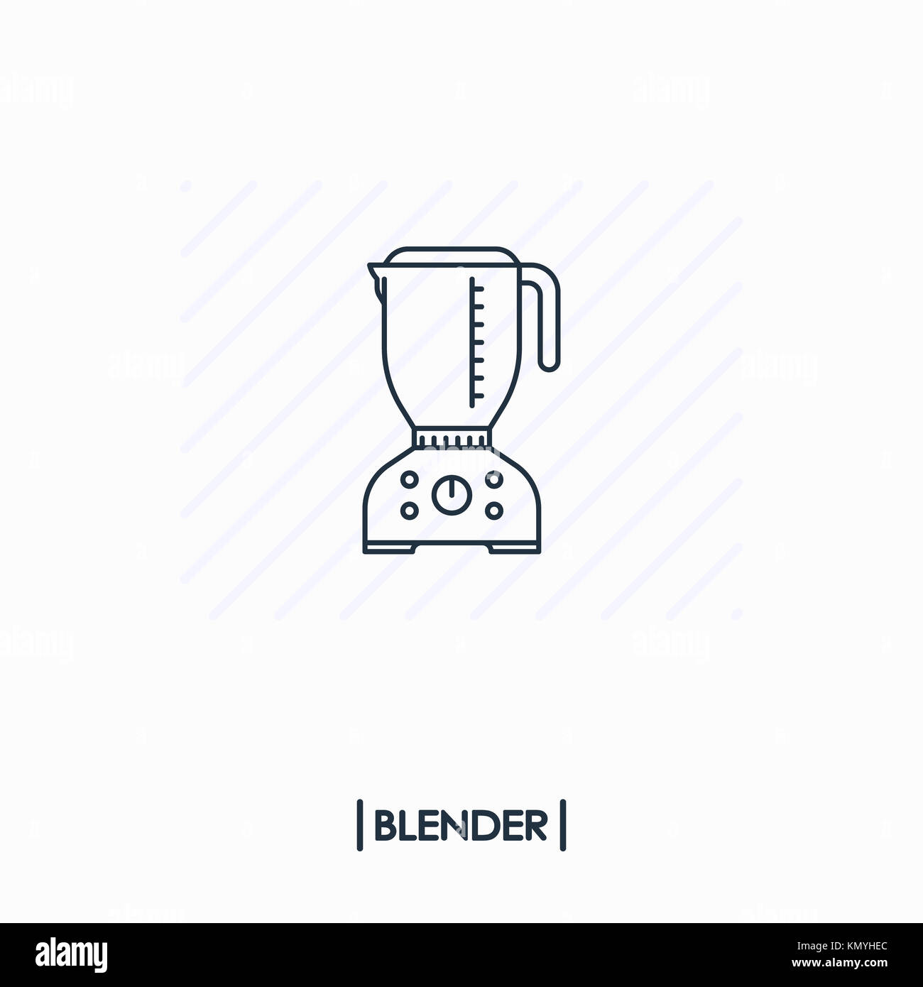 Blender outline icon isolated Stock Photo - Alamy