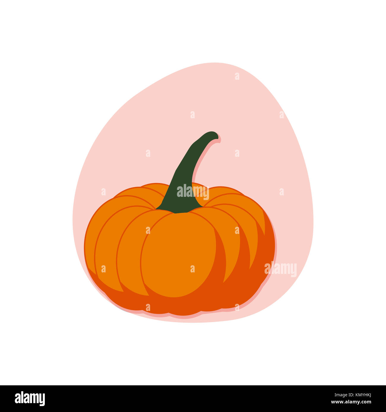 Cartoon pumpkin isolated Stock Photo - Alamy