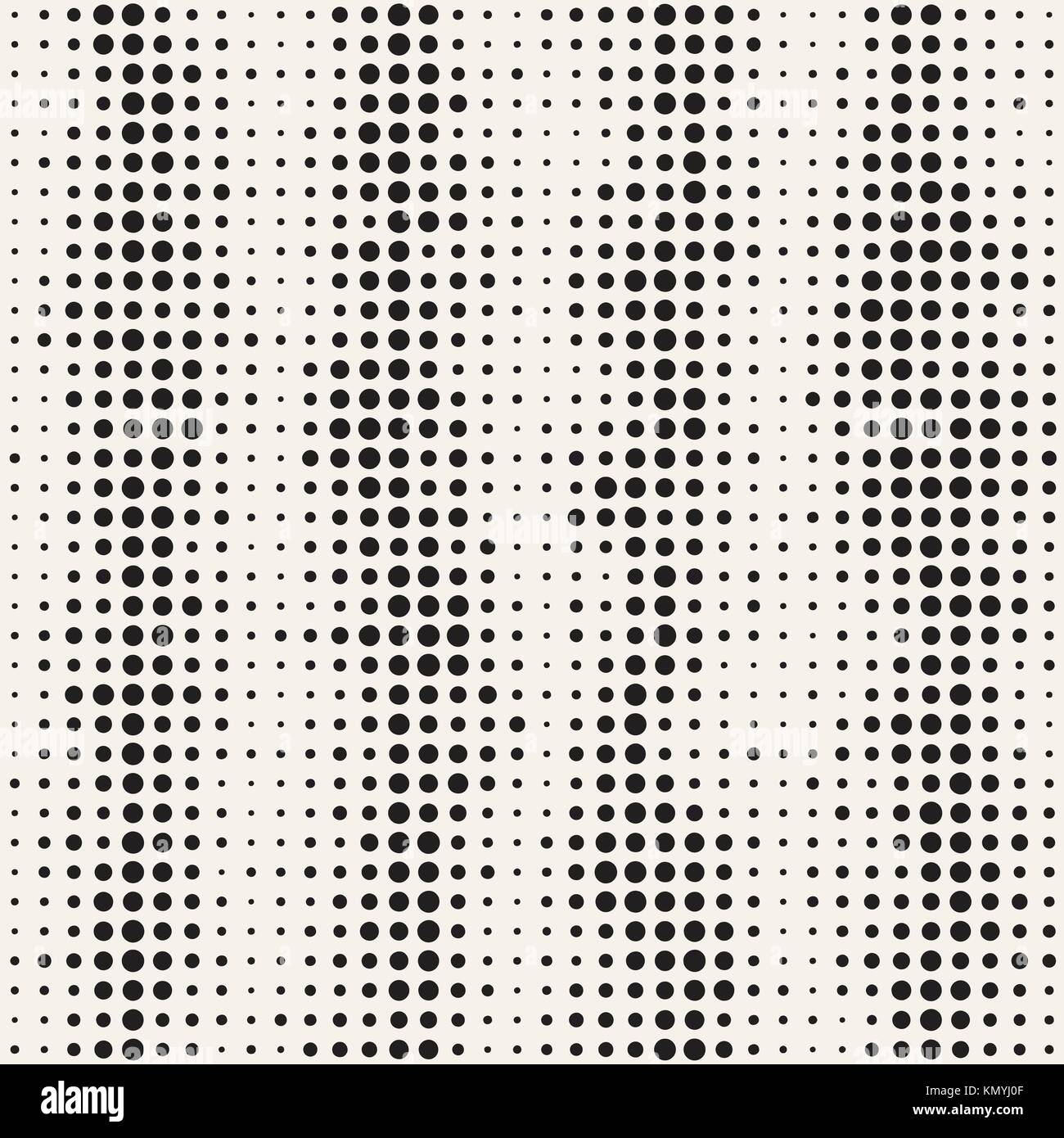 Modern Stylish Halftone Texture. Endless Abstract Background With ...