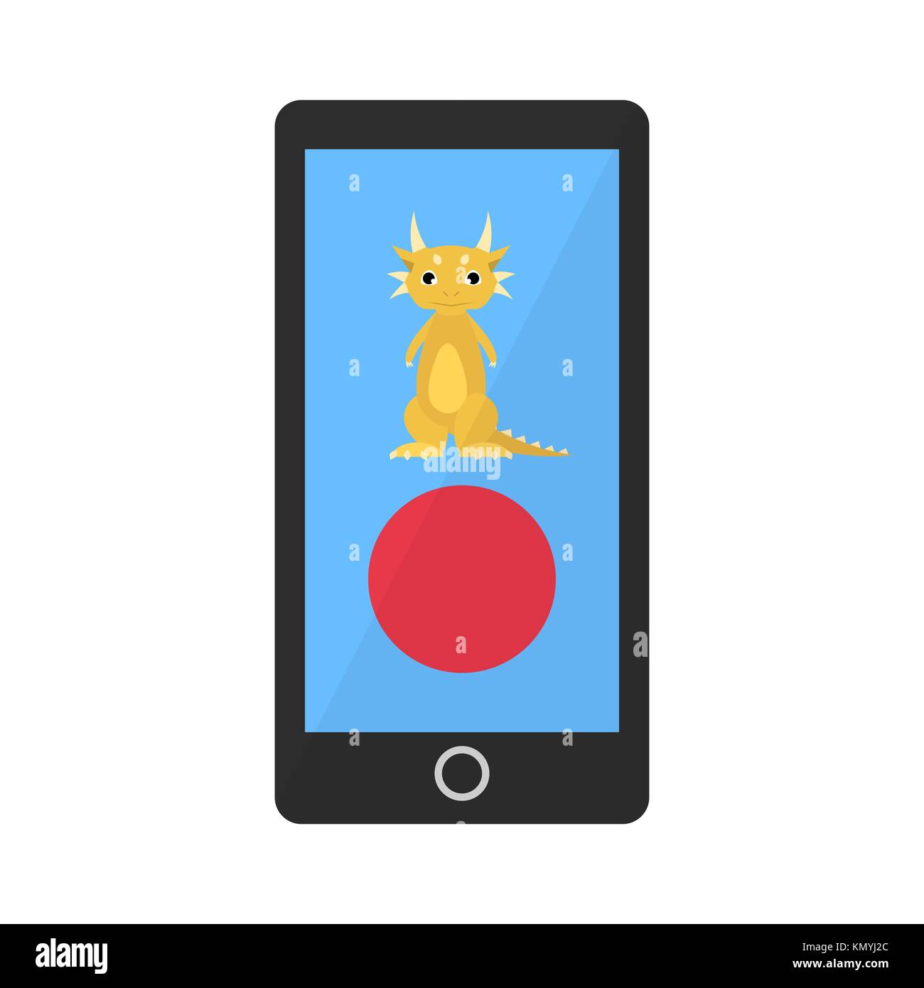 Dcember 09. 2017. Editorial illustration of the Pokemon Go game Stock ...
