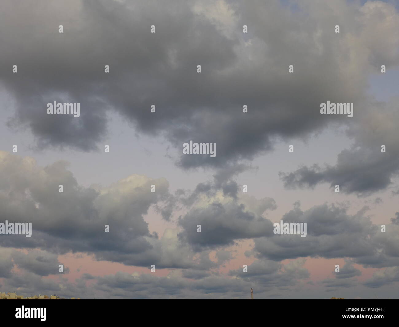 Winter clouds at sunset over the sea, Birzebbugia, Malta Stock Photo ...
