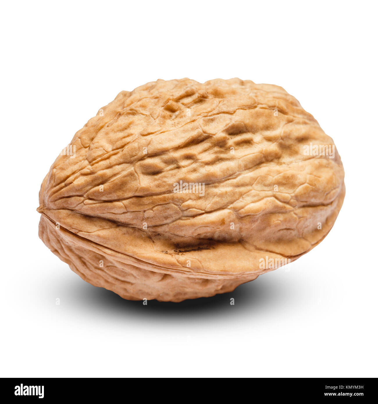 whole walnut isolated on white background. clipping path Stock Photo ...