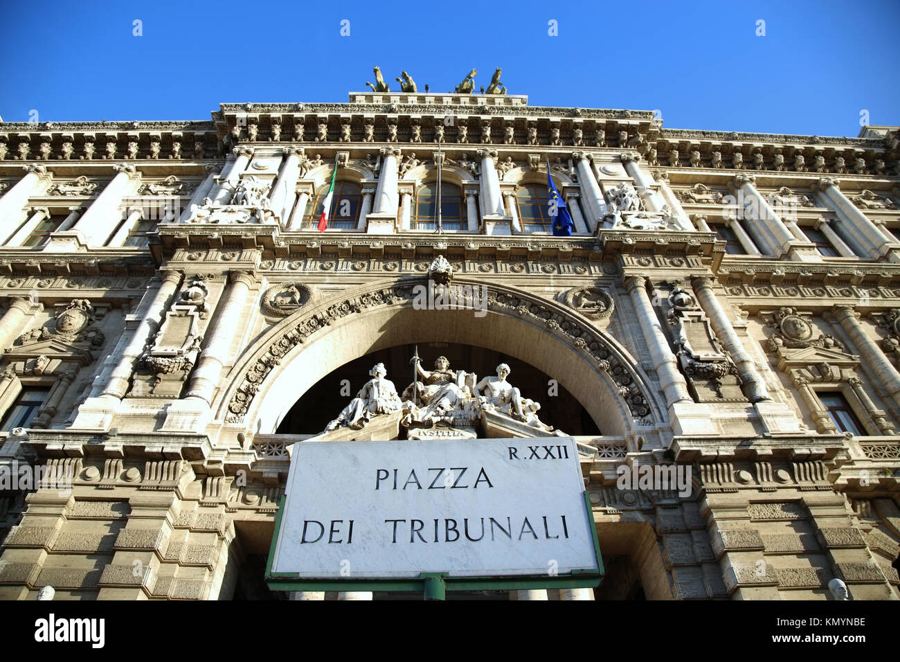 Italian Palace of Justice in Rome, Italy Stock Photo - Alamy