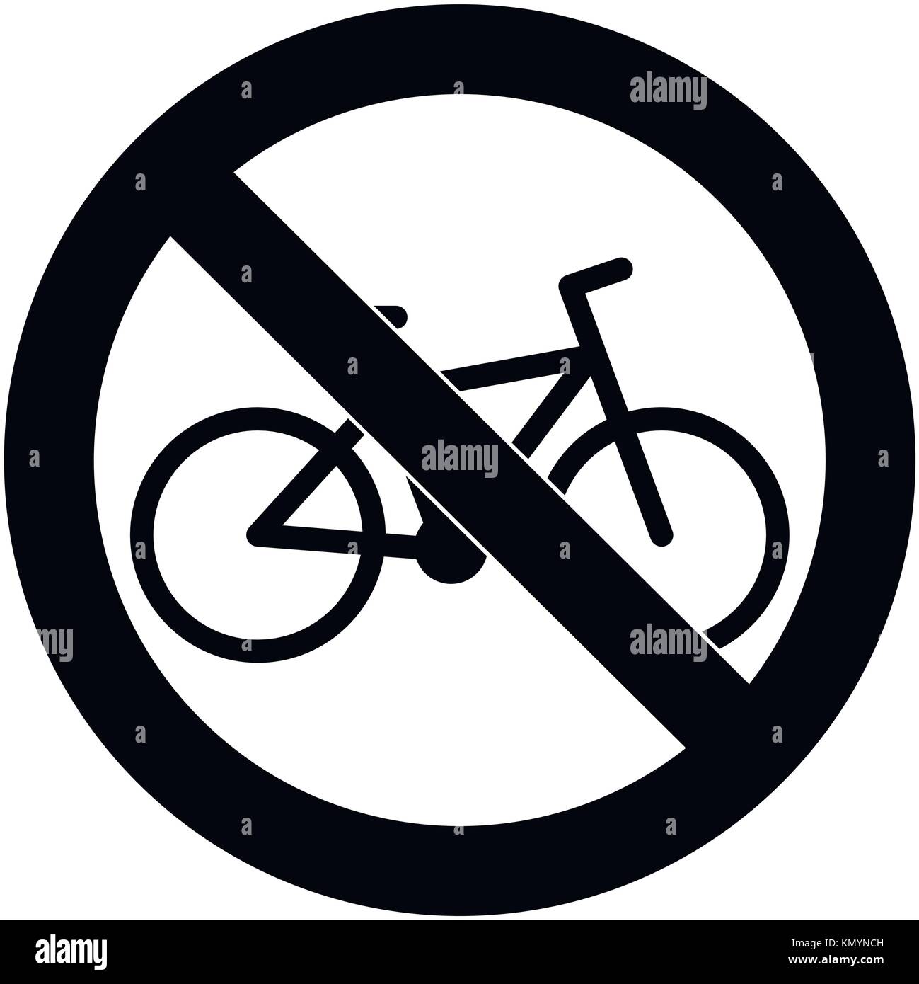 Do not ride bike symbol sign badge. Vector not bike, forbid and ...