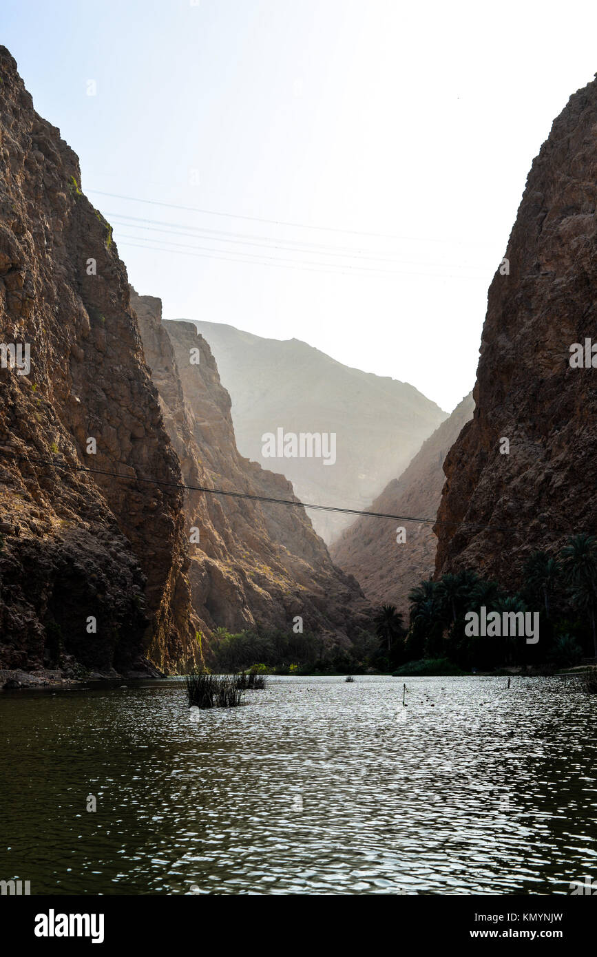 The river running through Wadi Shab - OMan Stock Photo - Alamy