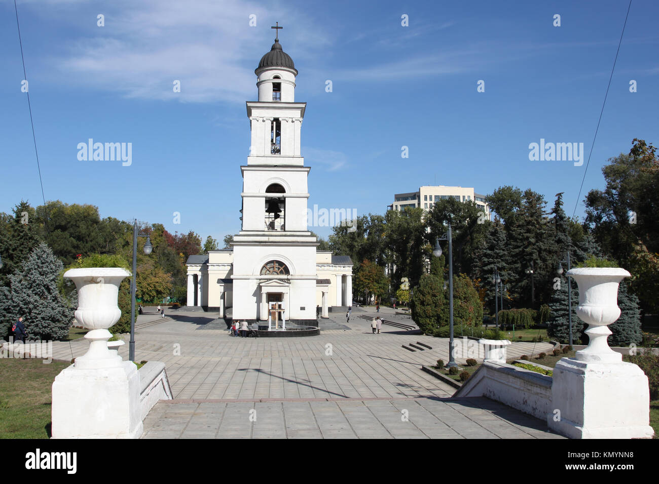 Nativity Cathedral and bell tower in Kishinev (Chisinau), Moldova Stock ...