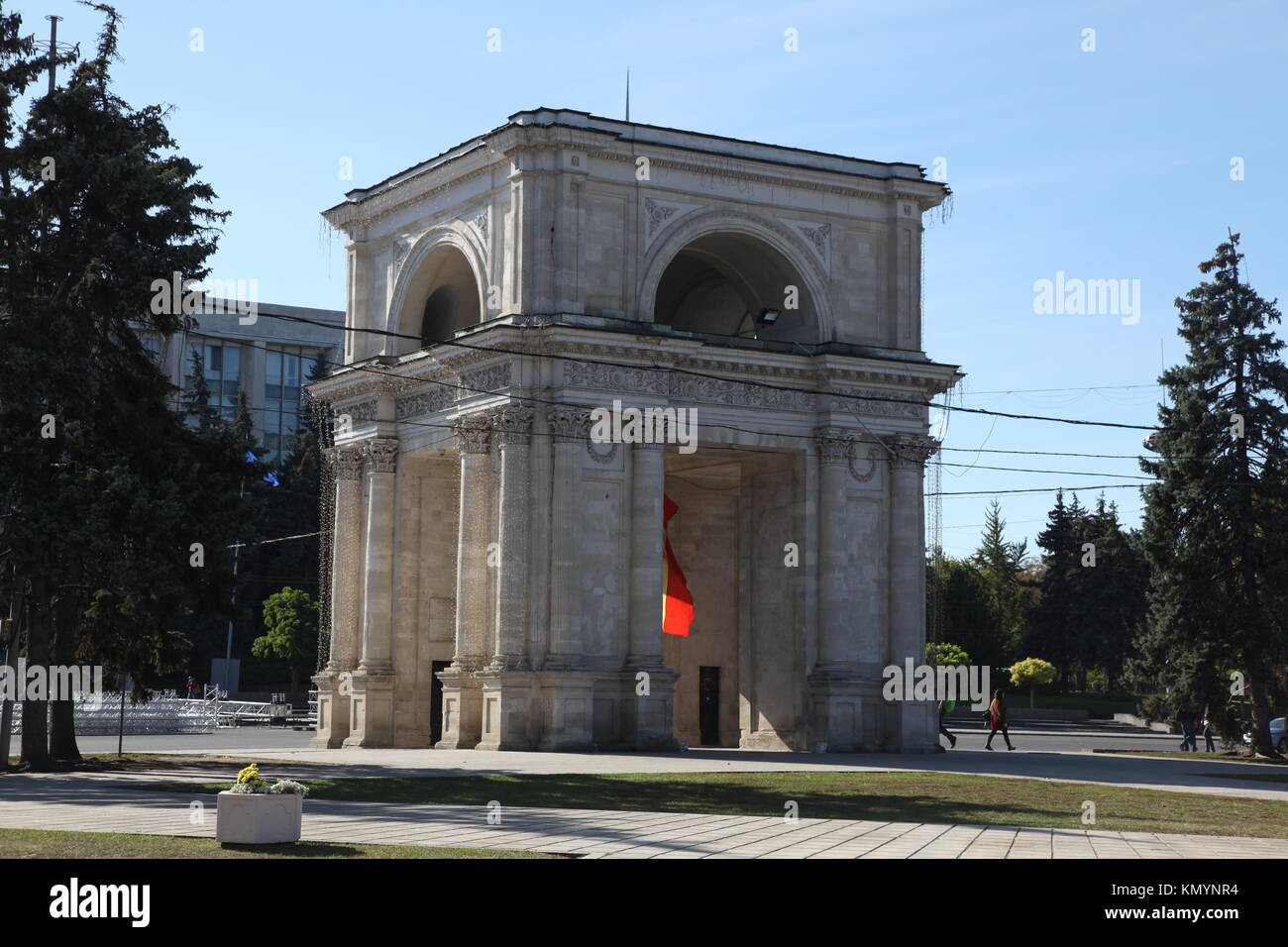 Moldova. Kishinev. Triumph arch Stock Photo - Alamy